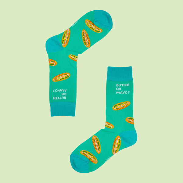 Chicken Fillet Roll - Irish Fine Combed Cotton Socks - Lucky Socks
